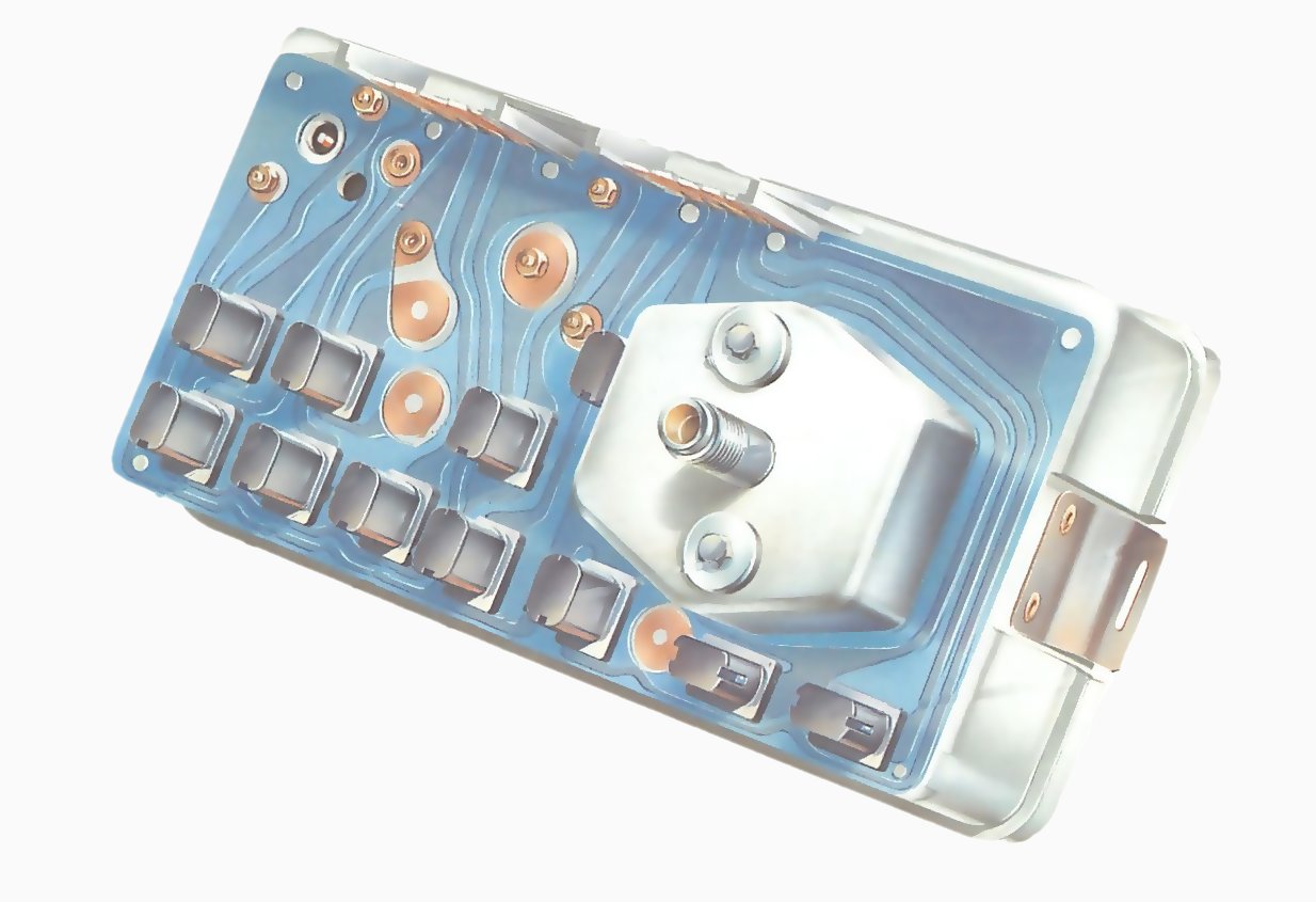 The back of the instrument panel