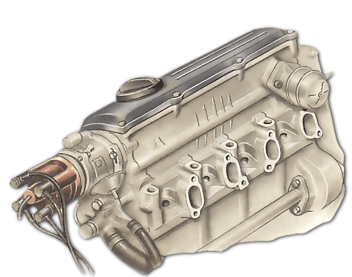 Head mounting on OHC engines