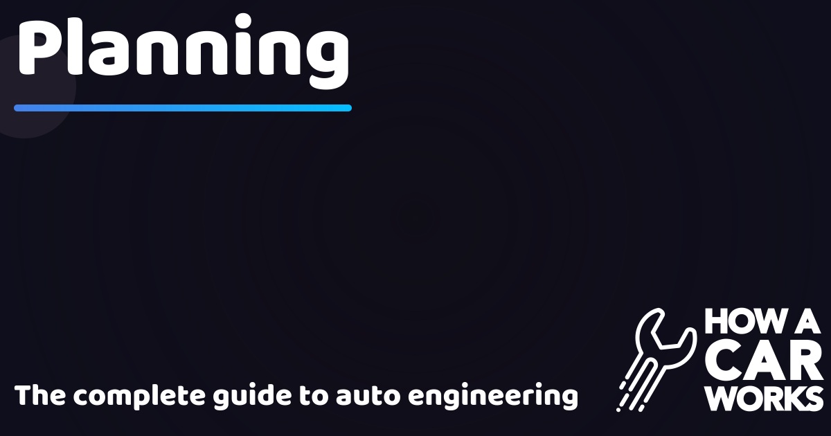 Planning | How a Car Works