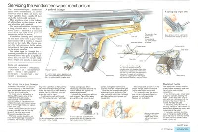 Servicing the windscreen-wiper mechanism | How a Car Works